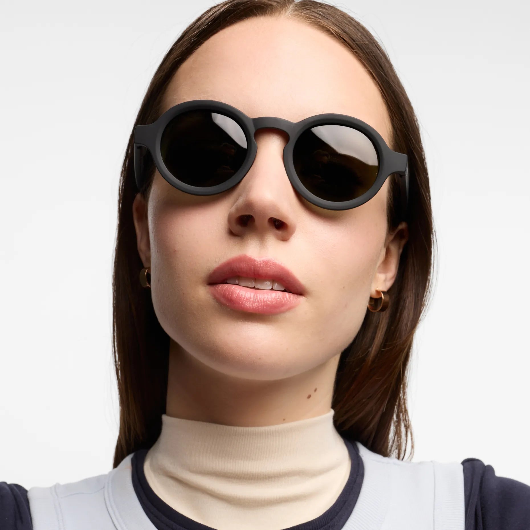 Charles Matte sunglasses - round eyeglass frame | BARNER