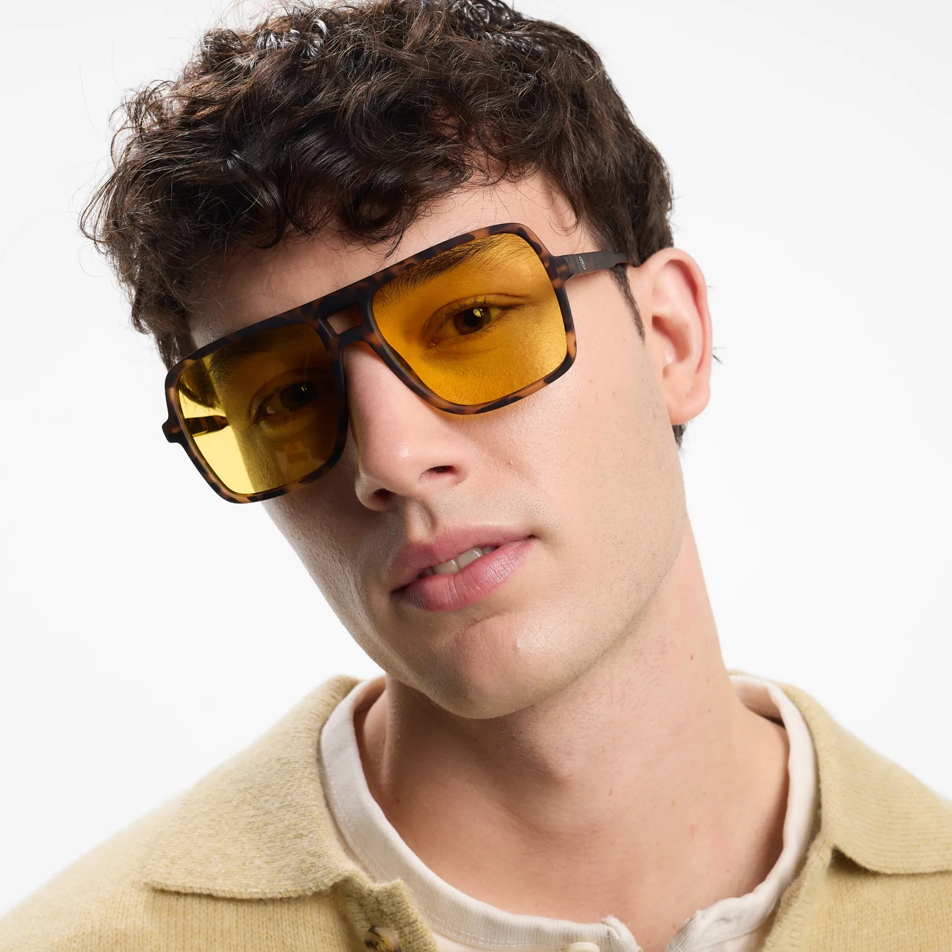 Jake Matte Amber - Square sunglasses | BARNER
